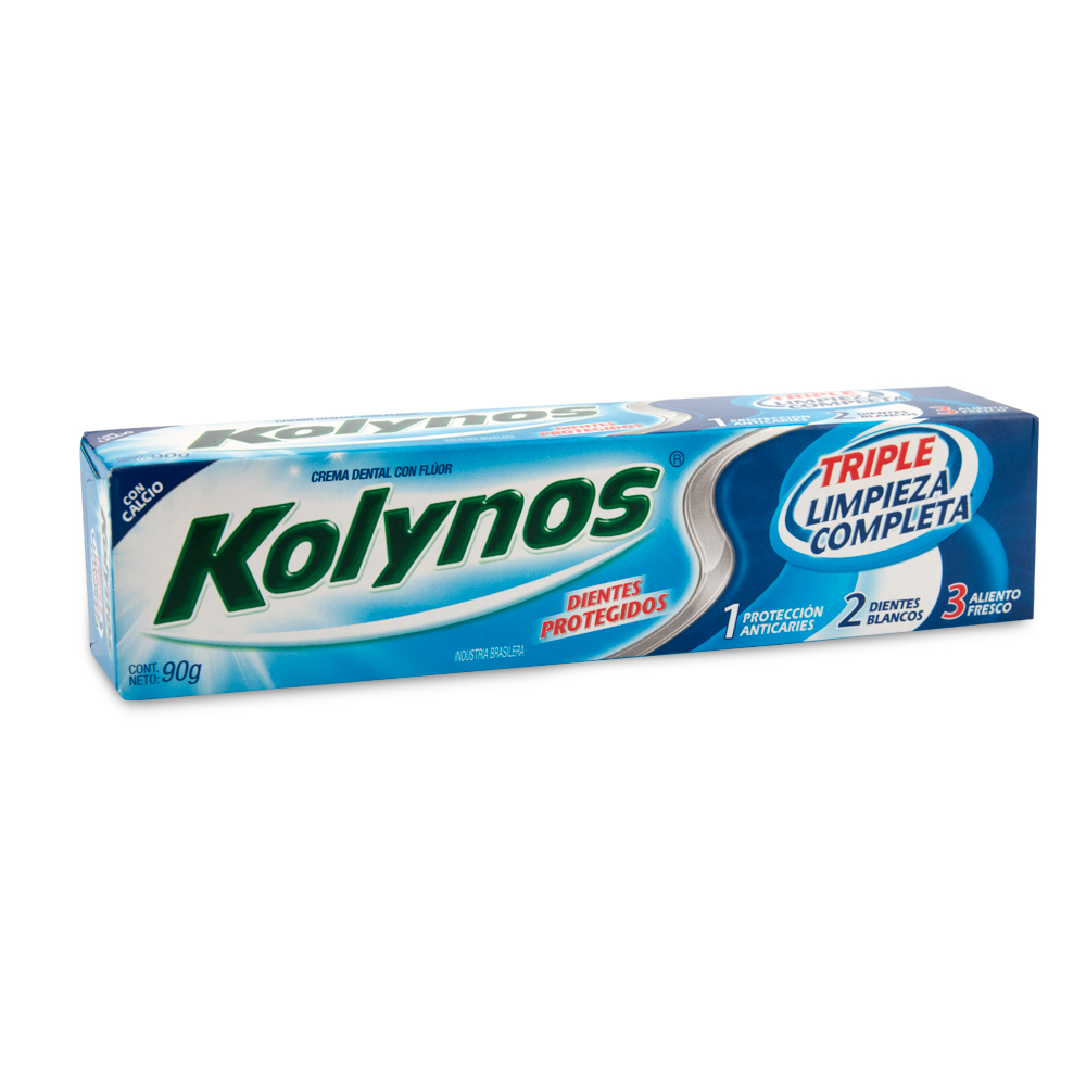 KOLYNOS CREMA DENTAL TRIPLE LIMPIEZA*90G | marketcircolo