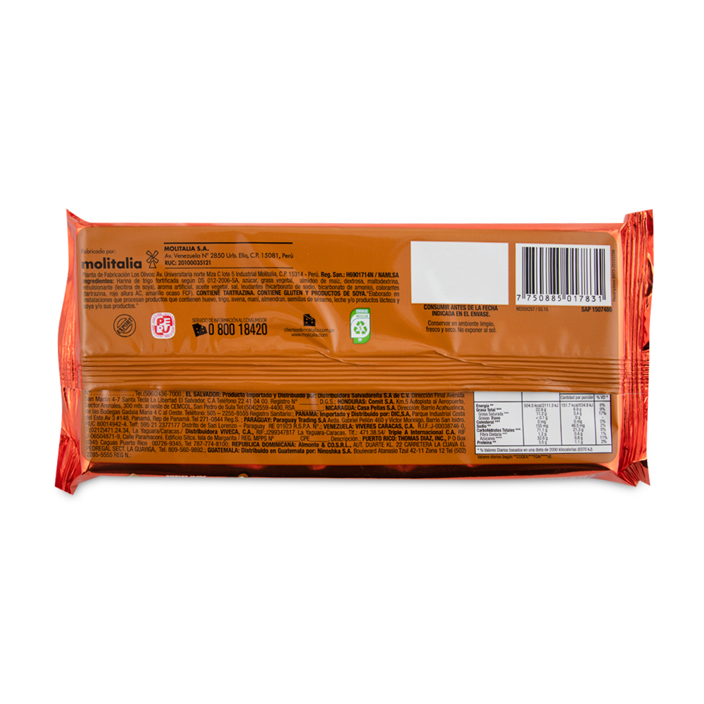 COSTA WAFER LUCUMA*124G | marketcircolo