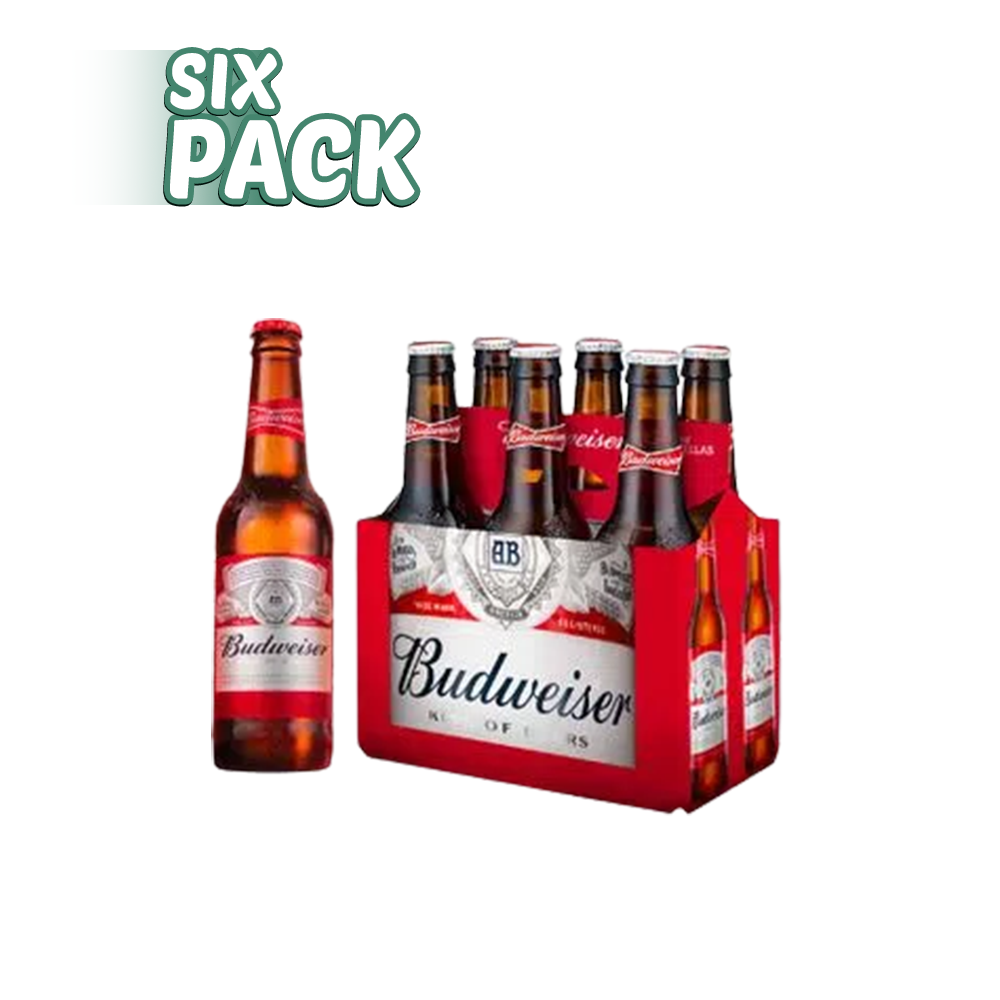 BUDWEISER BOTELLA 343 ML SIX PACK | marketcircolo
